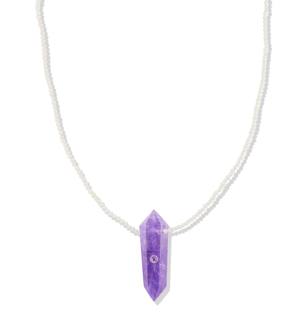 Amethyst Power Crystal Supreme Necklace – MCKENZIE LIAUTAUD